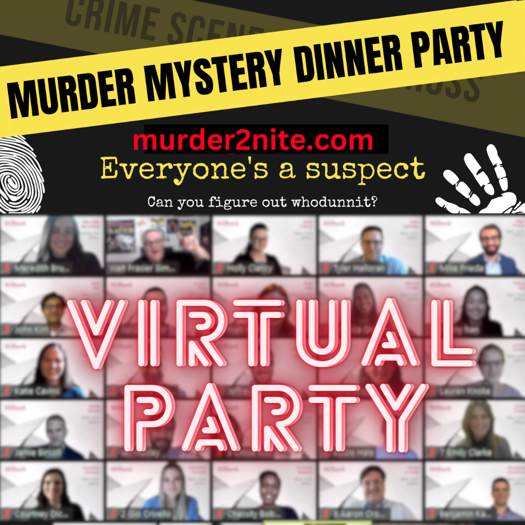 Murder by Zoom: Virtual Immersive Interactive Mystery Crime Drama ...